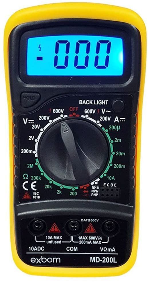 Multímetro Digital com Display XL830L
