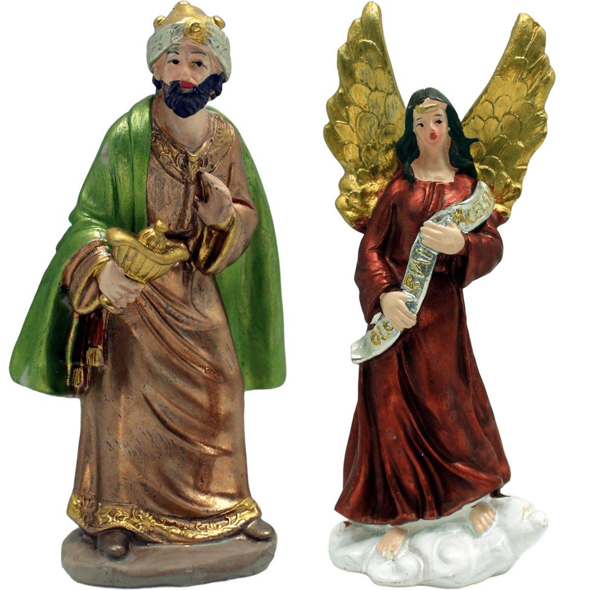 Presépio Natalino Nascimento De Jesus Estatueta 15cm 7 Peças
